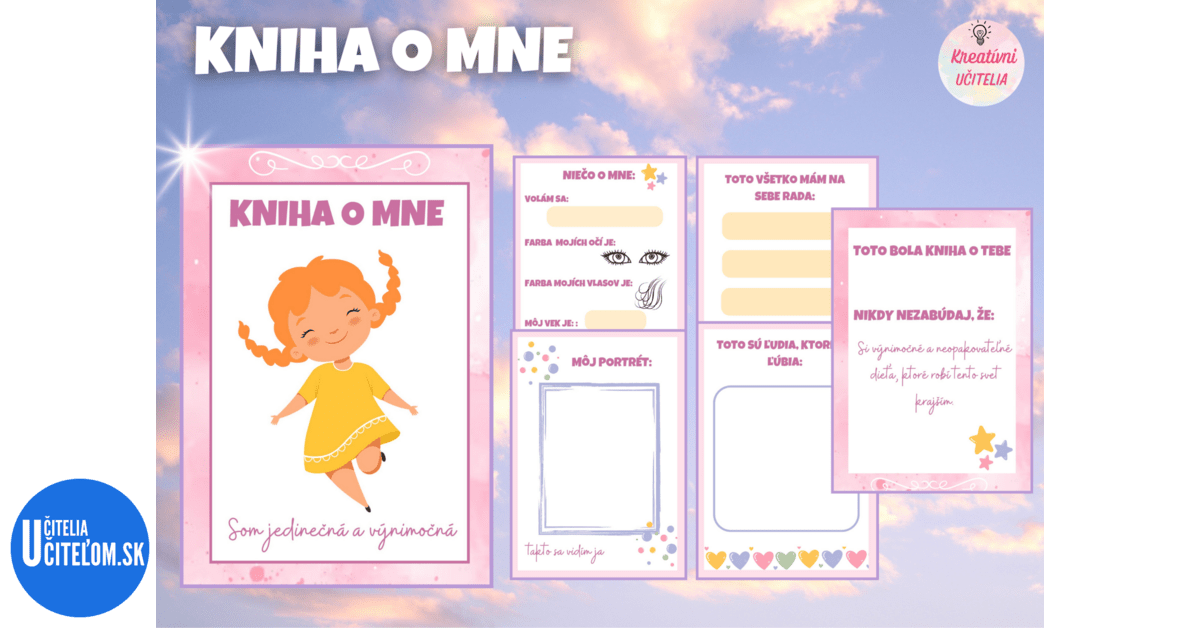 Kniha o mne (dievča) - Slovenský Jazyk | UčiteliaUčiteľom.sk